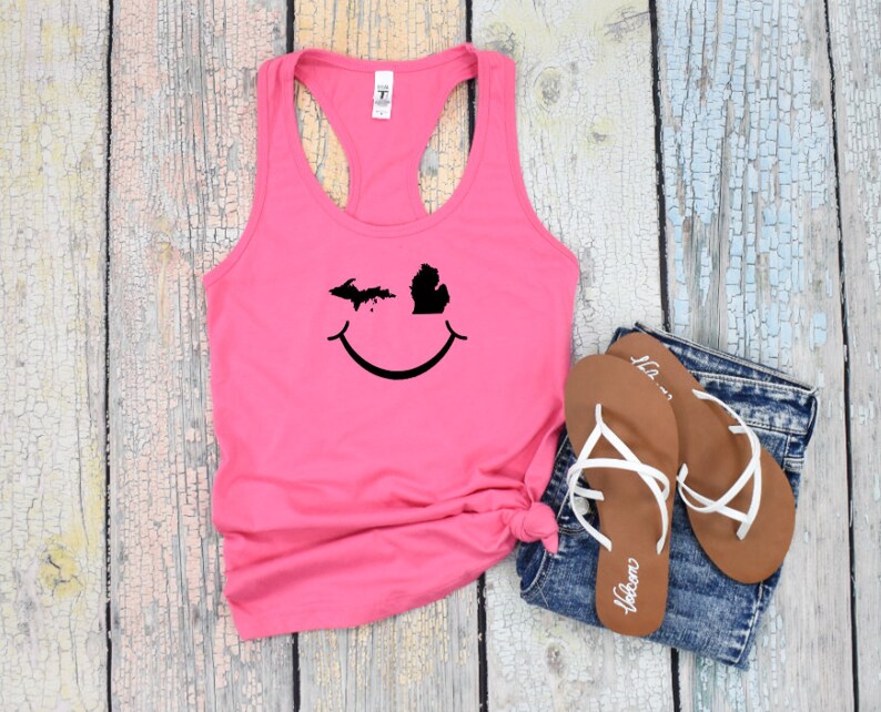 Michigan Smiley Face SVG | Winking Face | Pure MI | Michigan Love ...