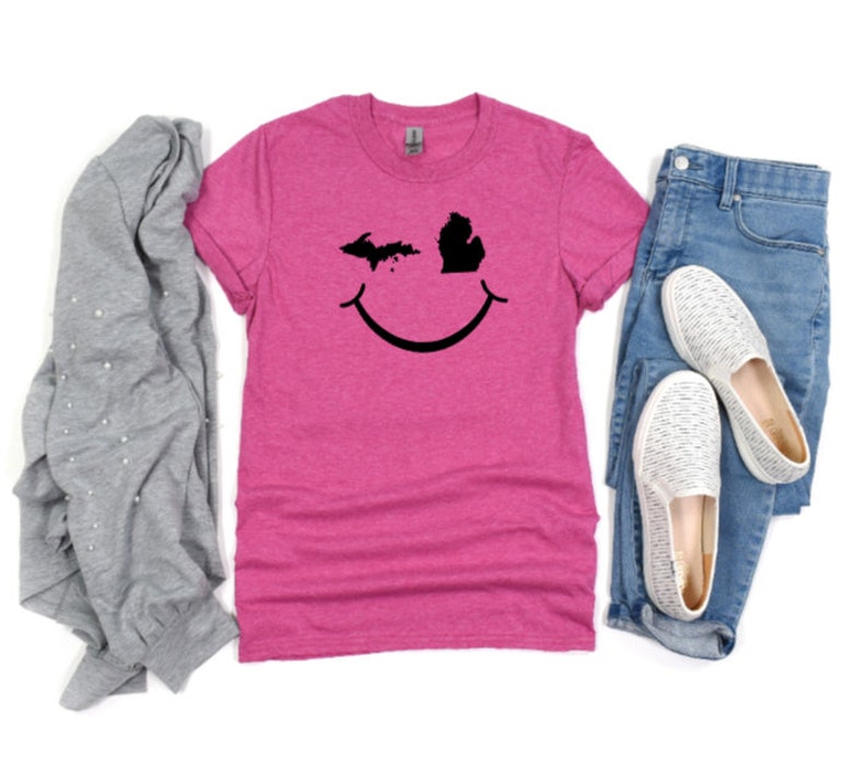 Michigan Smiley Face SVG | Winking Face | Pure MI | Michigan Love ...