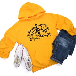 Music is My Therapy SVG - Etsy
