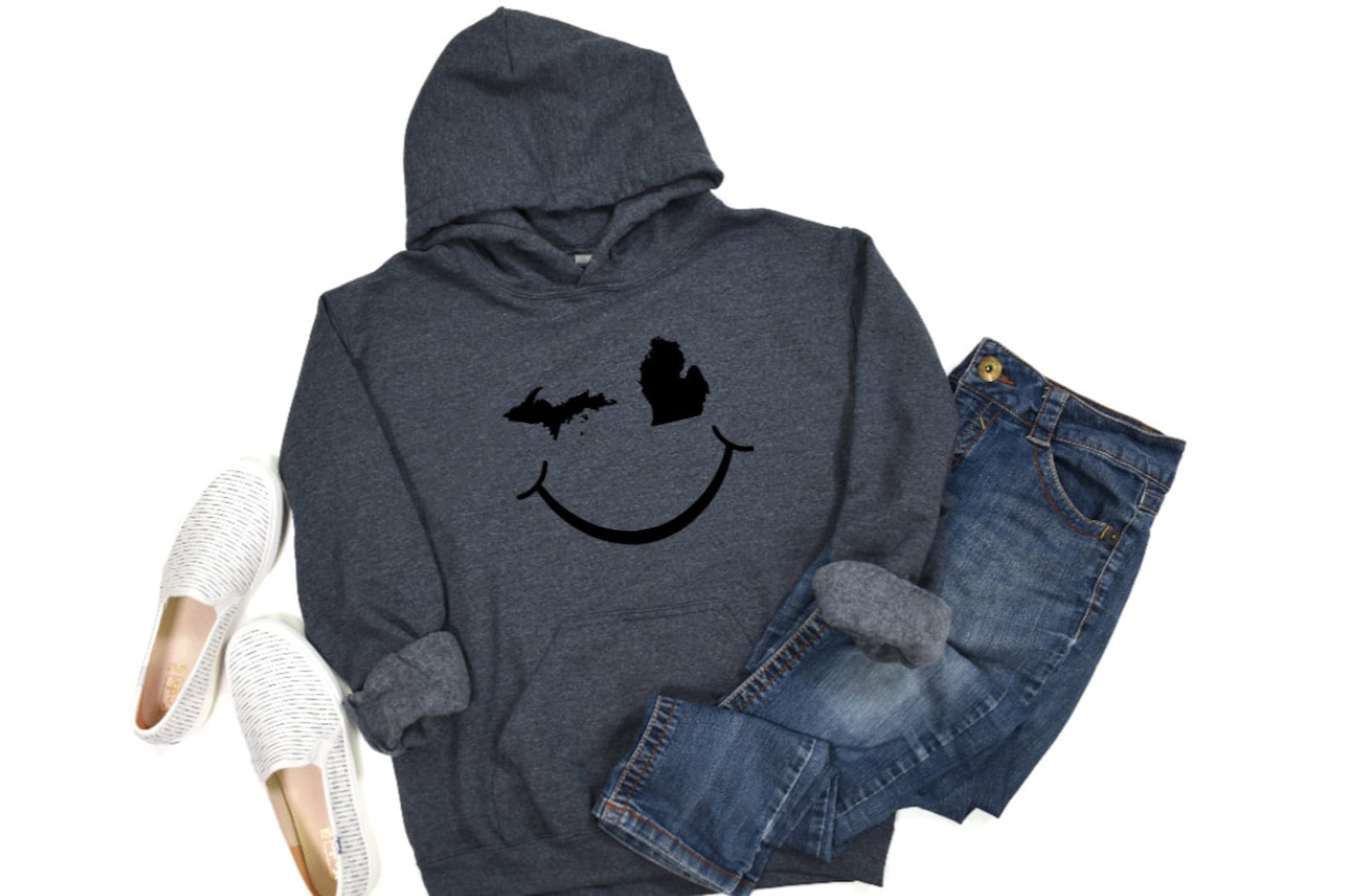 Michigan Smiley Face SVG | Winking Face | Pure MI | Michigan Love ...