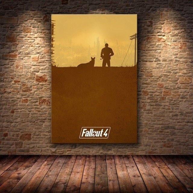 Fallout Game Poster Fan Made Canvas Poster Wall Decor - Etsy