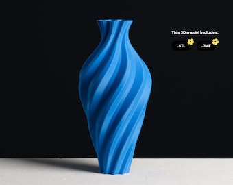 Spiral Vase STL File, 3D Print Model for Vase Mode 3D Printing - Etsy