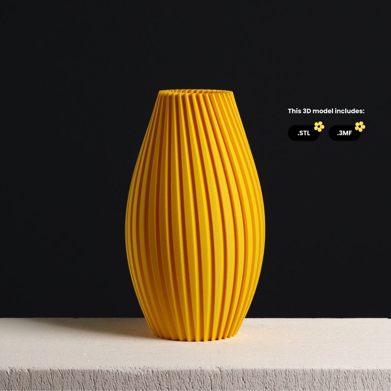 Minimalist Vase STL File, 3D Print Model for Vase Mode 3D Printing - Etsy