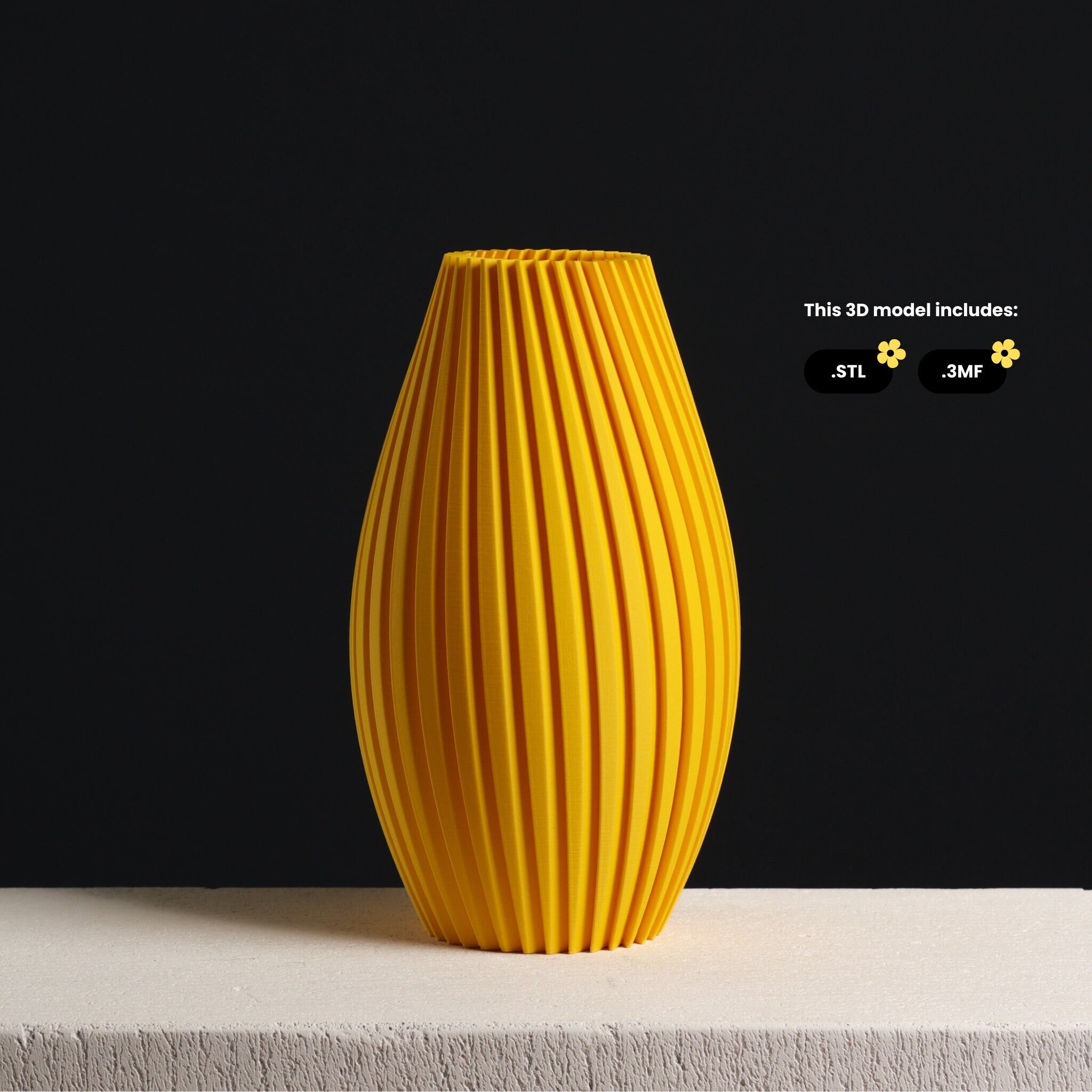 Minimalist Vase STL File, 3D Print Model for Vase Mode 3D Printing - Etsy