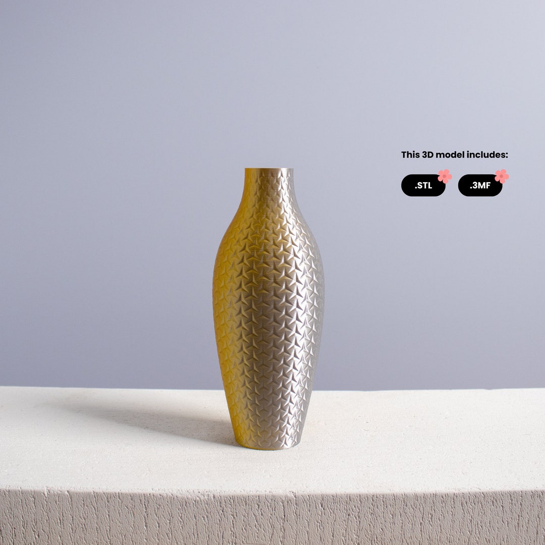 Triangular Vase STL 3D Printer File for Vase Mode 3D Printing - Etsy