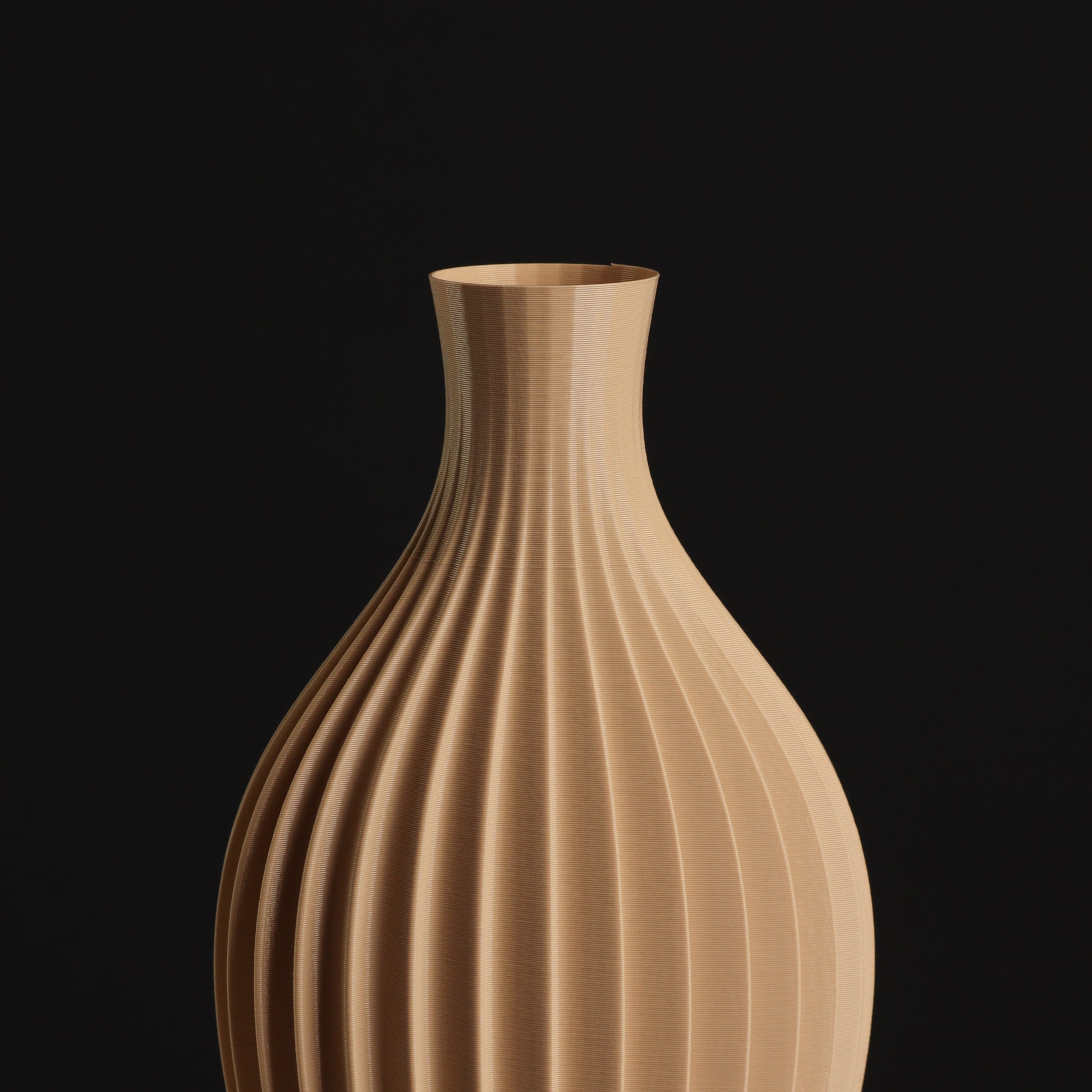 Bottle Vase With Texture STL File, 3D Model for 3D Printing in Vase ...