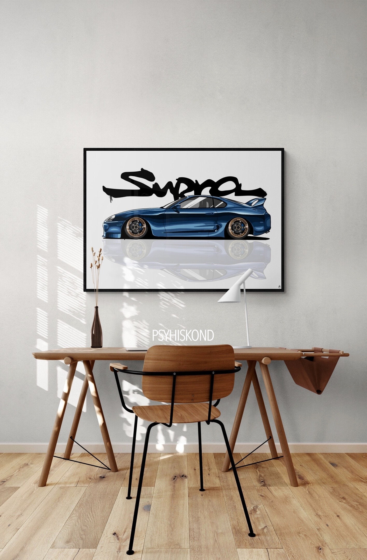 Blue Supra With Supra Sign Printable Digital Wall Art for Kids,boys ...