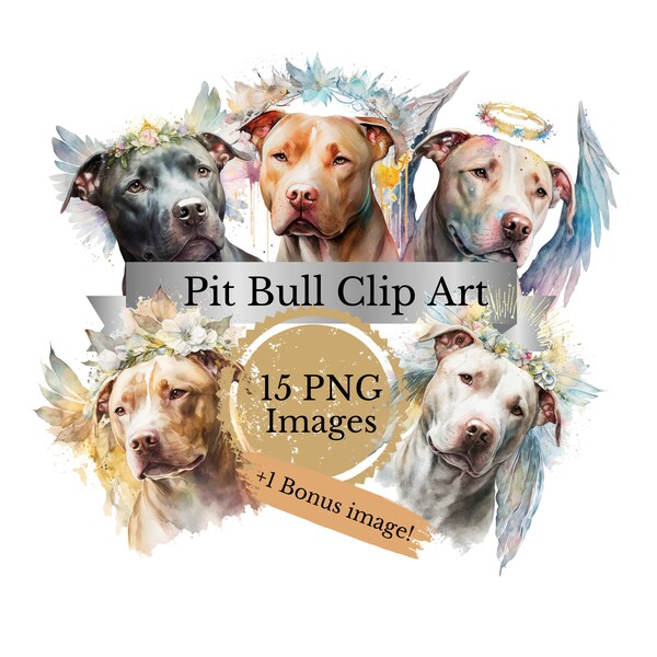 Pit Bull Angel - Etsy