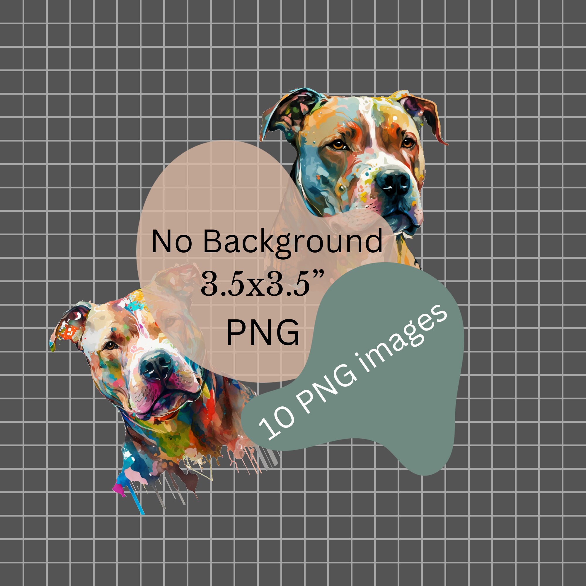 Pitbull Clipart, Dog Puppy Clip Art Digital Download PNG, Pit Bull ...