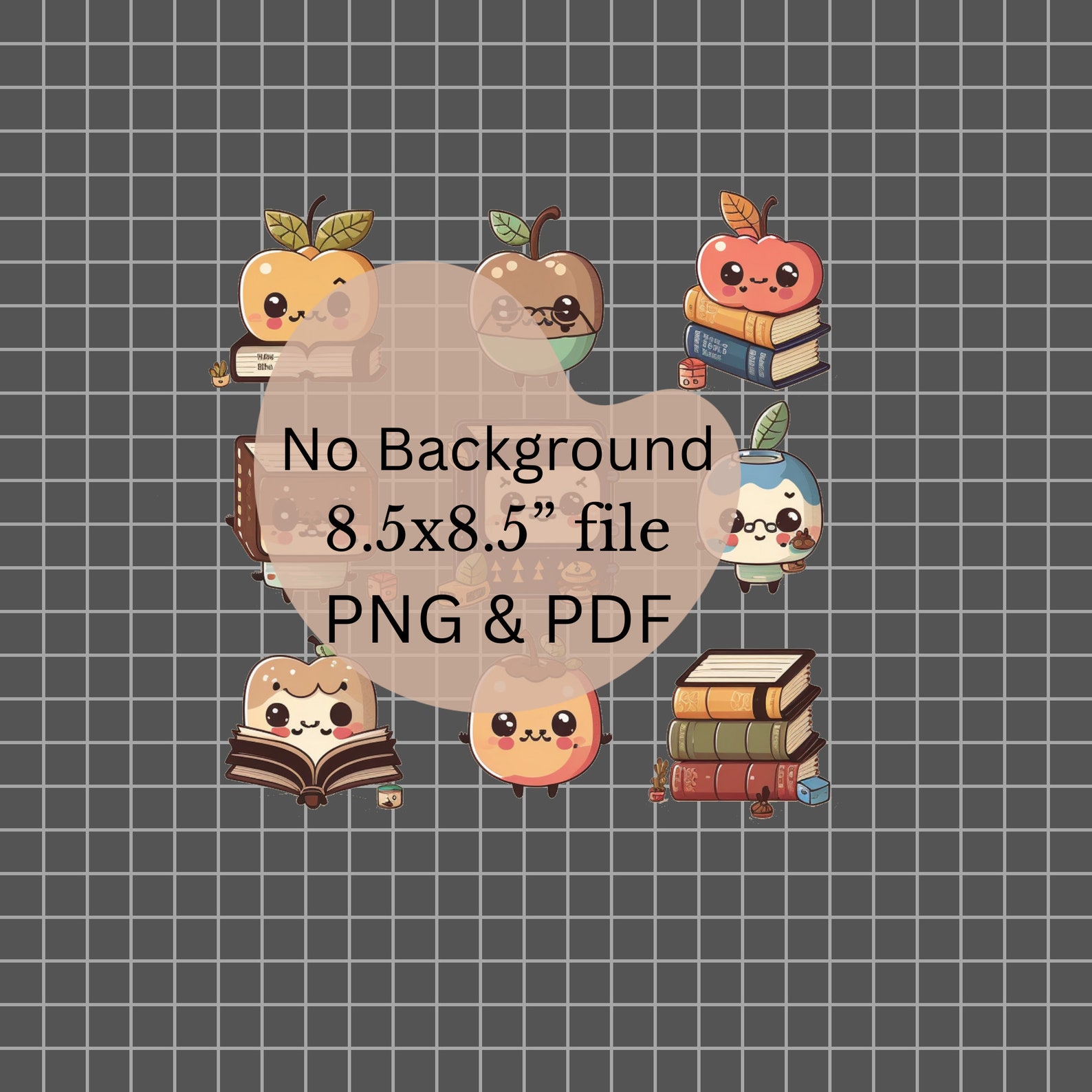 Cute Children’s Book Illustration Clip Art Printable PNG PDF Clipart ...