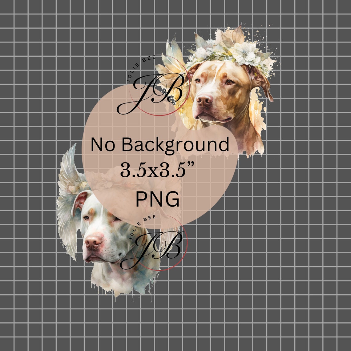 Angel Pitbull Digital Clipart Image Pit Bull Awareness Art Images PNG ...