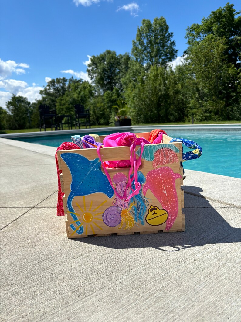 Hand Painted Bikini Box - Etsy