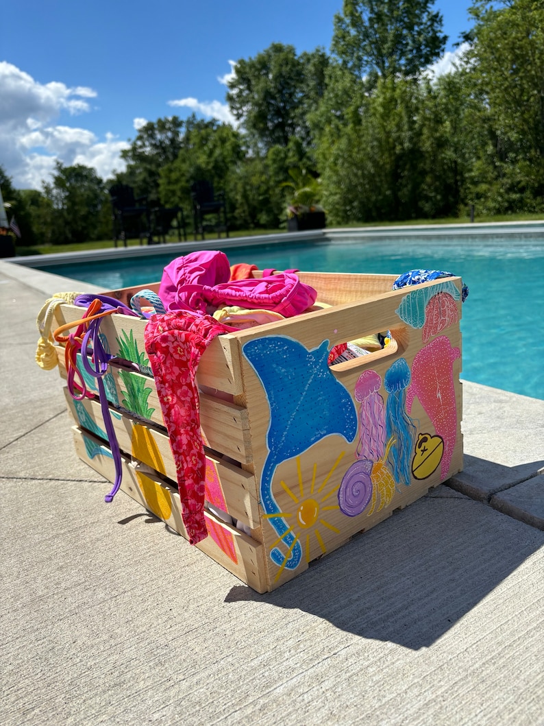 Hand Painted Bikini Box - Etsy