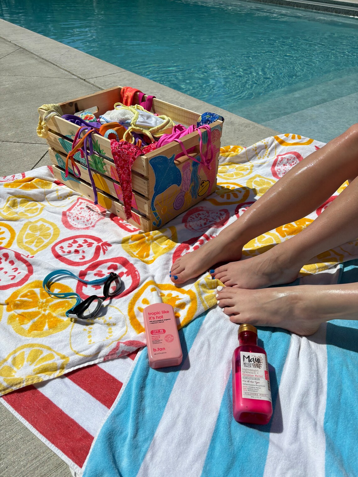 Hand Painted Bikini Box - Etsy