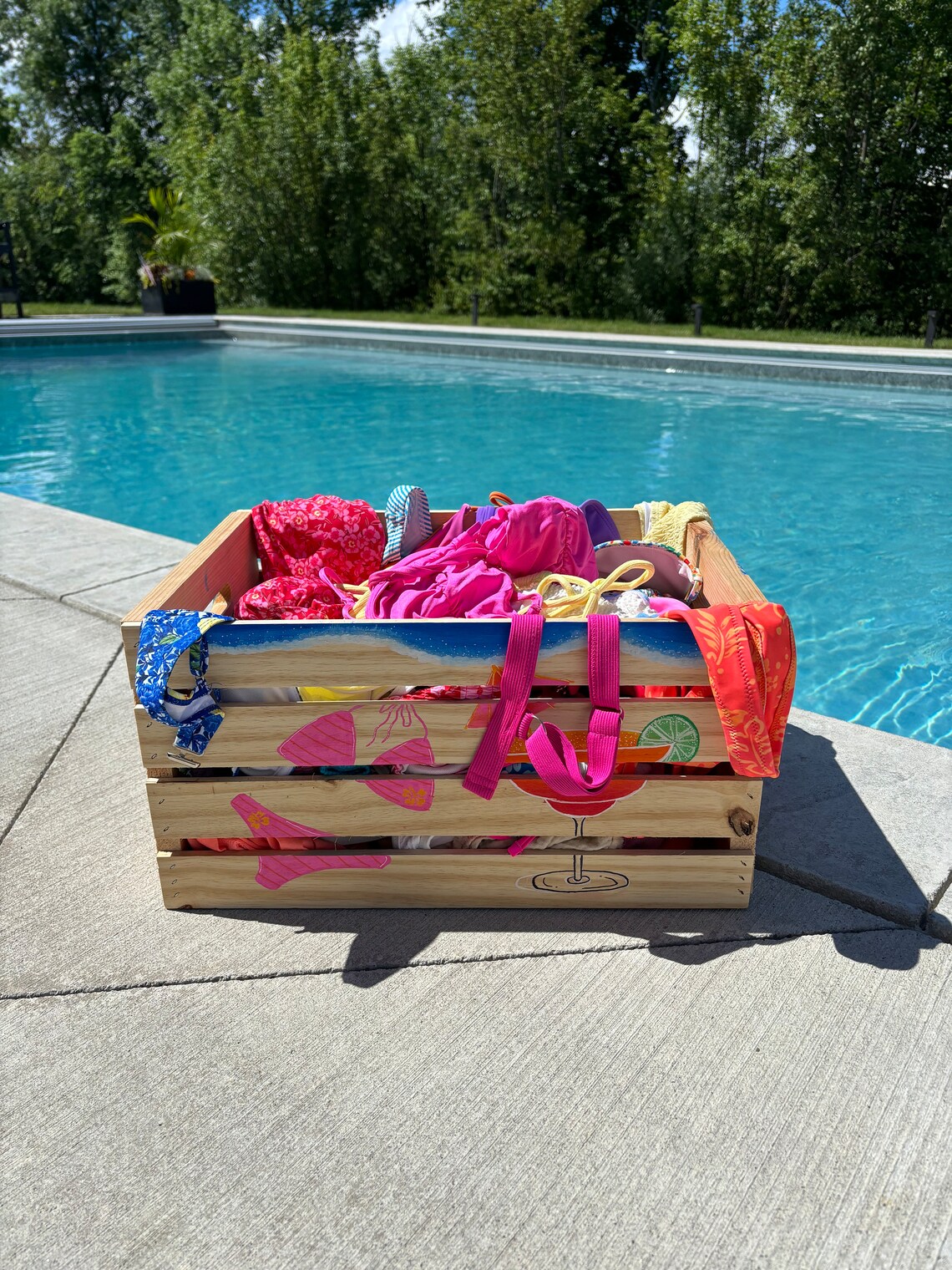 Hand Painted Bikini Box - Etsy