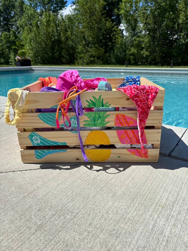 Hand Painted Bikini Box - Etsy