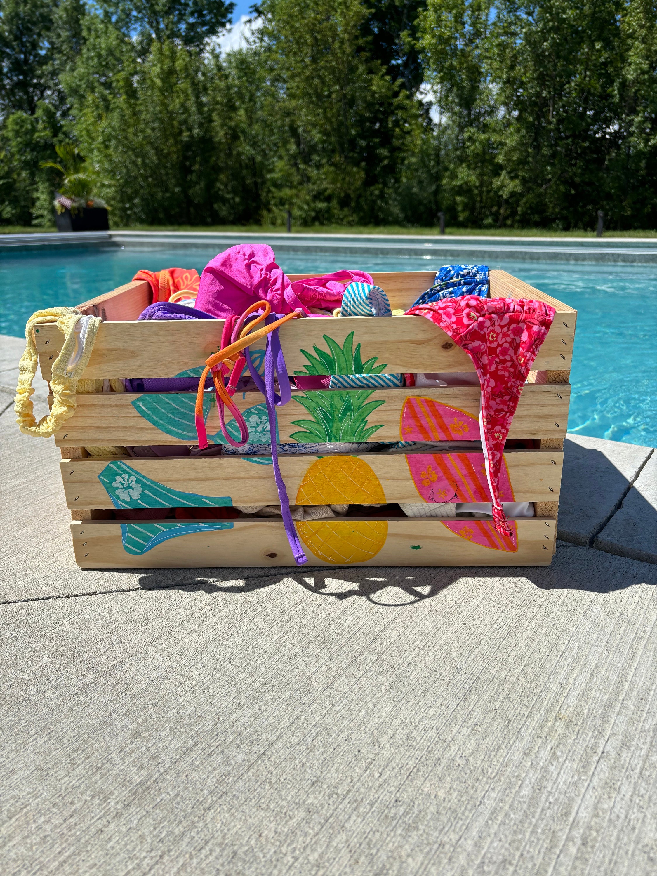 Hand Painted Bikini Box - Etsy