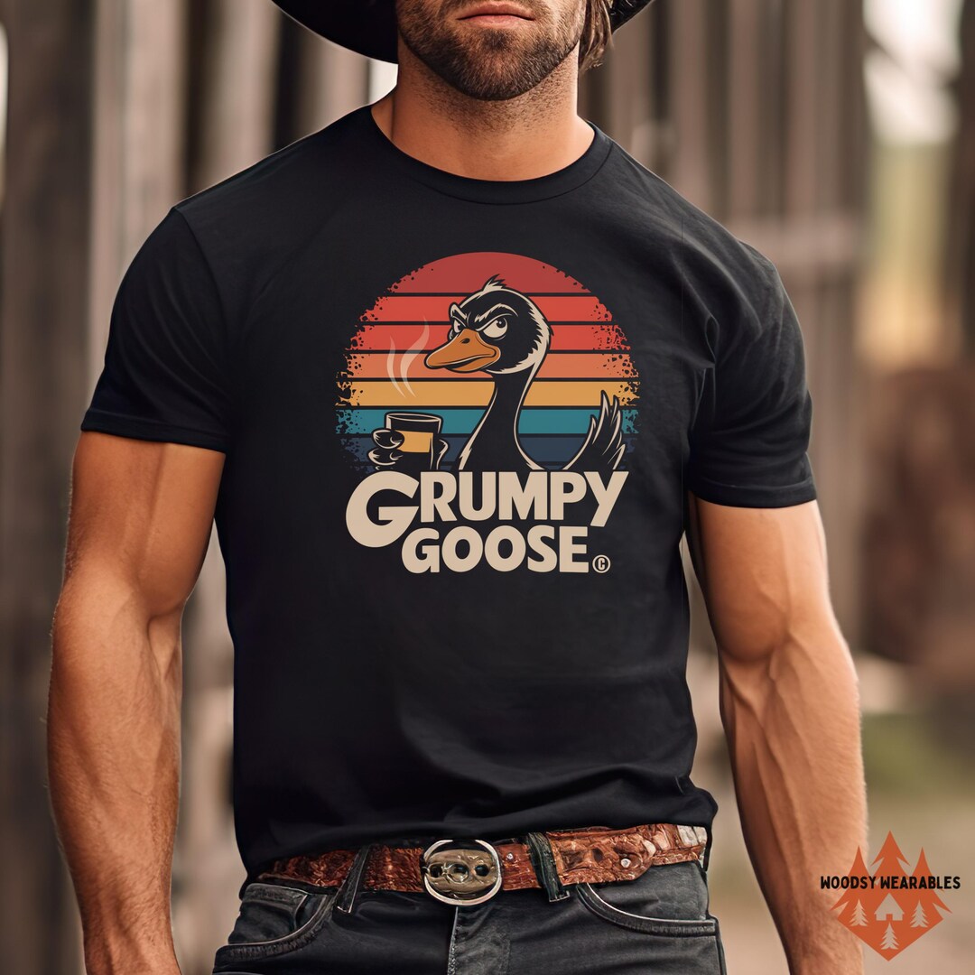 Silly Goose's Brother, Grumpy Goose T-shirt, Funny Coffee Lover Tee ...