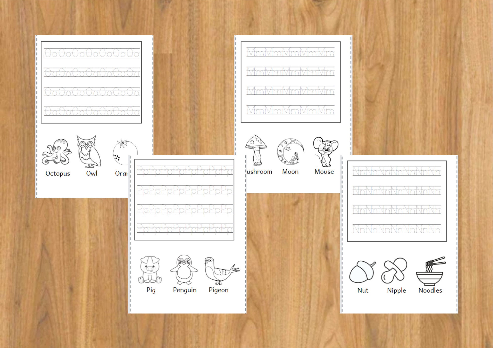 Hojas de trabajo del alfabeto preescolar Hojas de trabajo - Etsy México