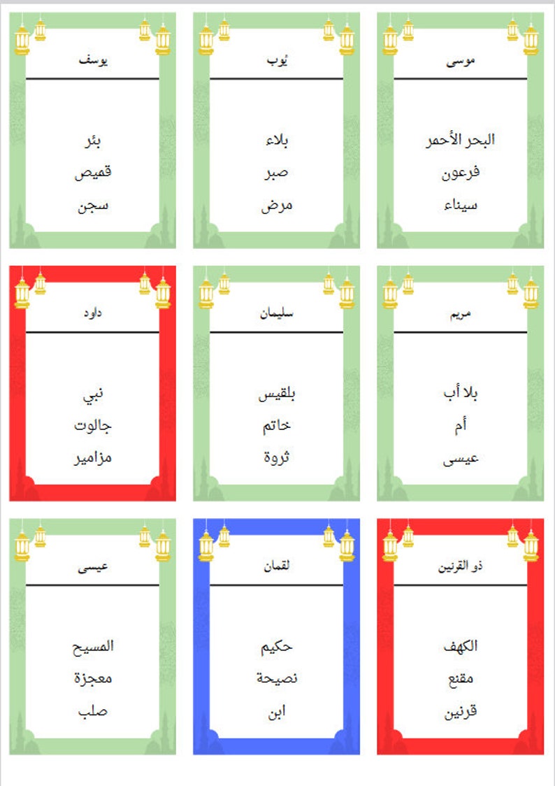 Islamic Taboo Game Important Personalities Edition | Ramadan Activities ...