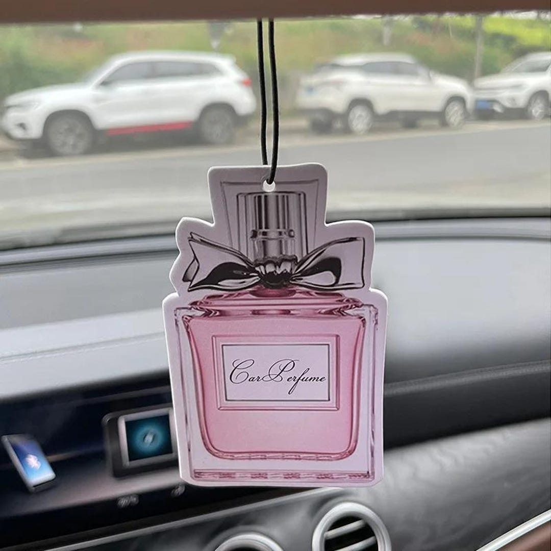 Car Air Freshener, Perfume Bottle Car Air Freshener - Etsy