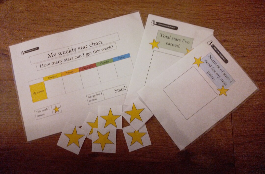 Laminated Star Pack A4 and A3 Sheets - Etsy
