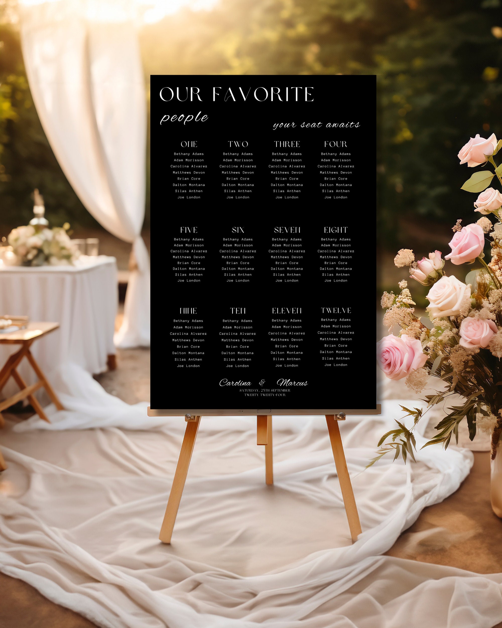 Wedding Sign Bundle Welcome Sign, Seating Chart, Reception Welcome Sign ...