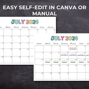 SUMMER 2024 Planner Bundle, Summer Calendar, Summer Checklist, Summer ...