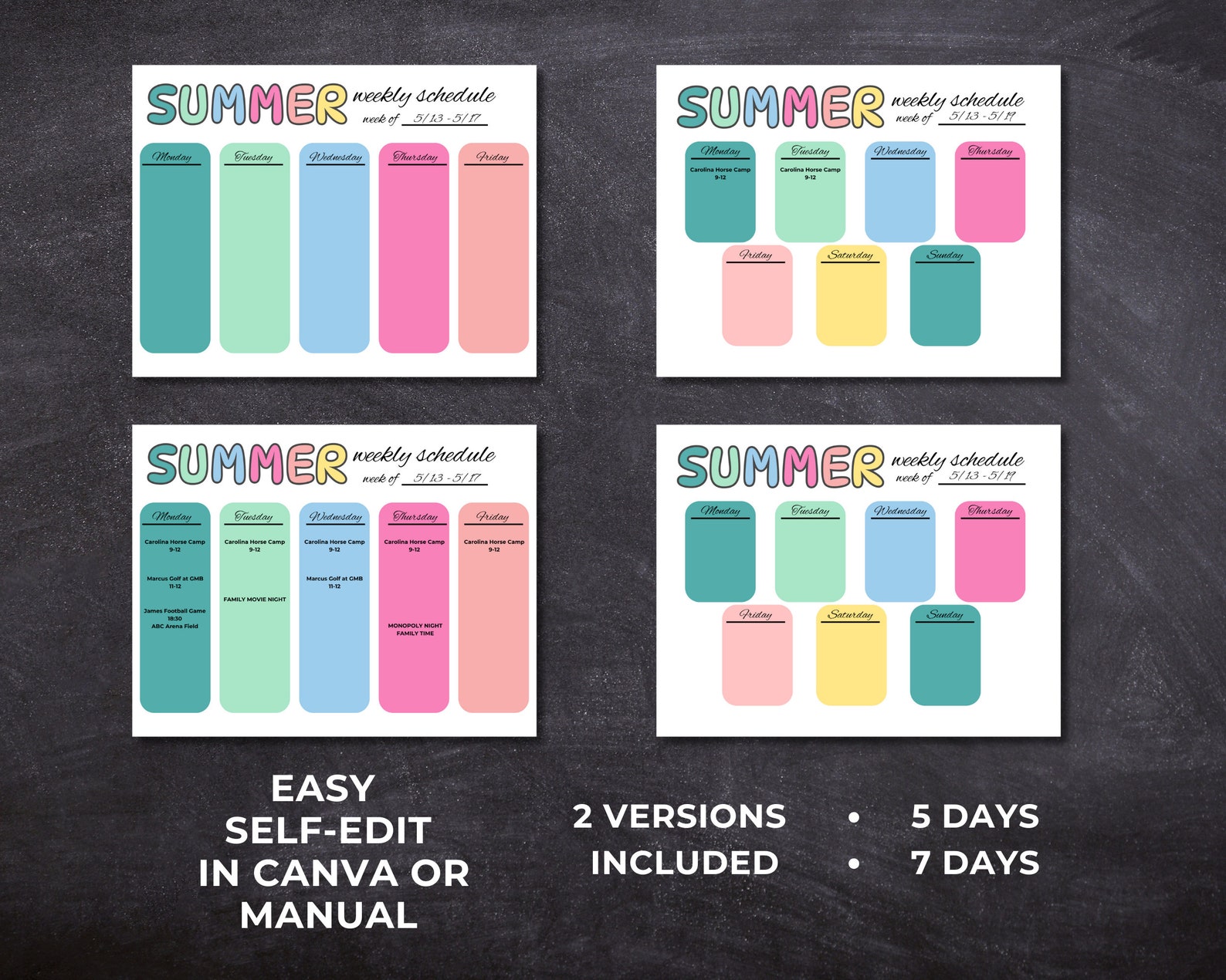 SUMMER 2024 Planner Bundle, Summer Calendar, Summer Checklist, Summer ...