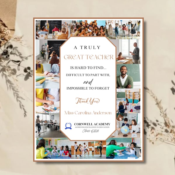 Farewell Photo Frame - Etsy