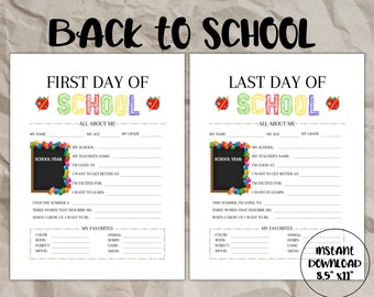 Back to School Printable, Back to School Questionnaire, School ...