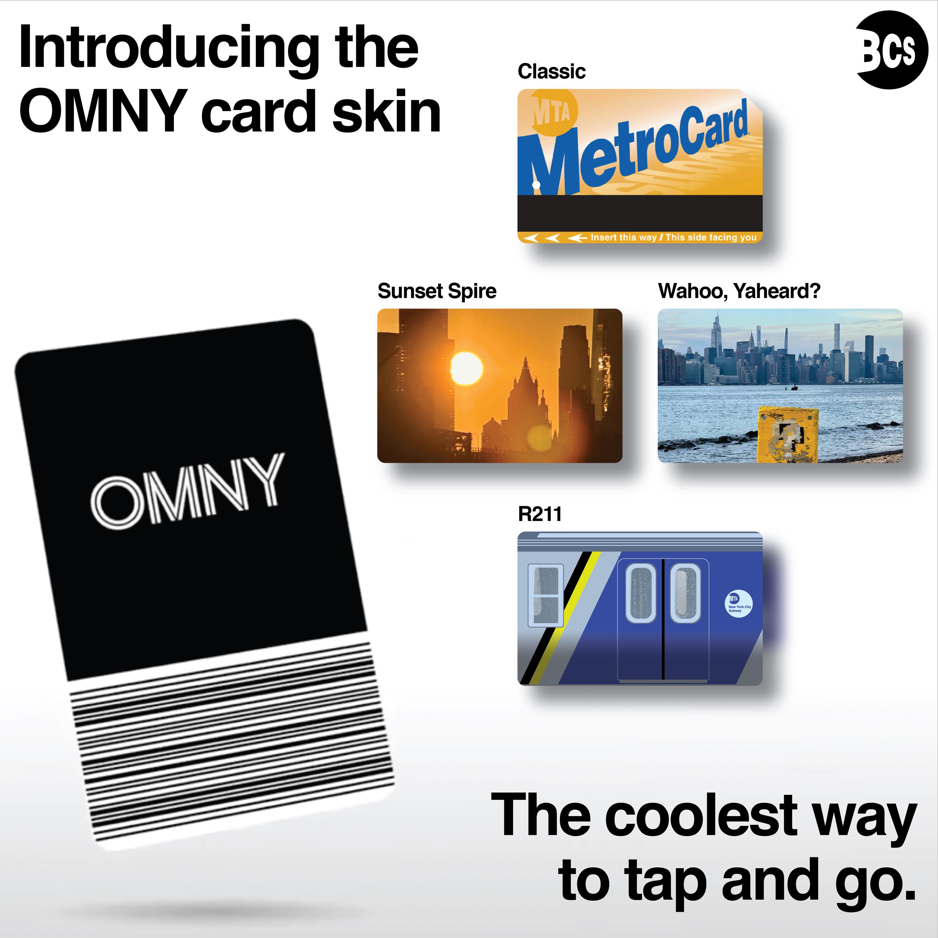OMNY Card Sticker Skins - Etsy