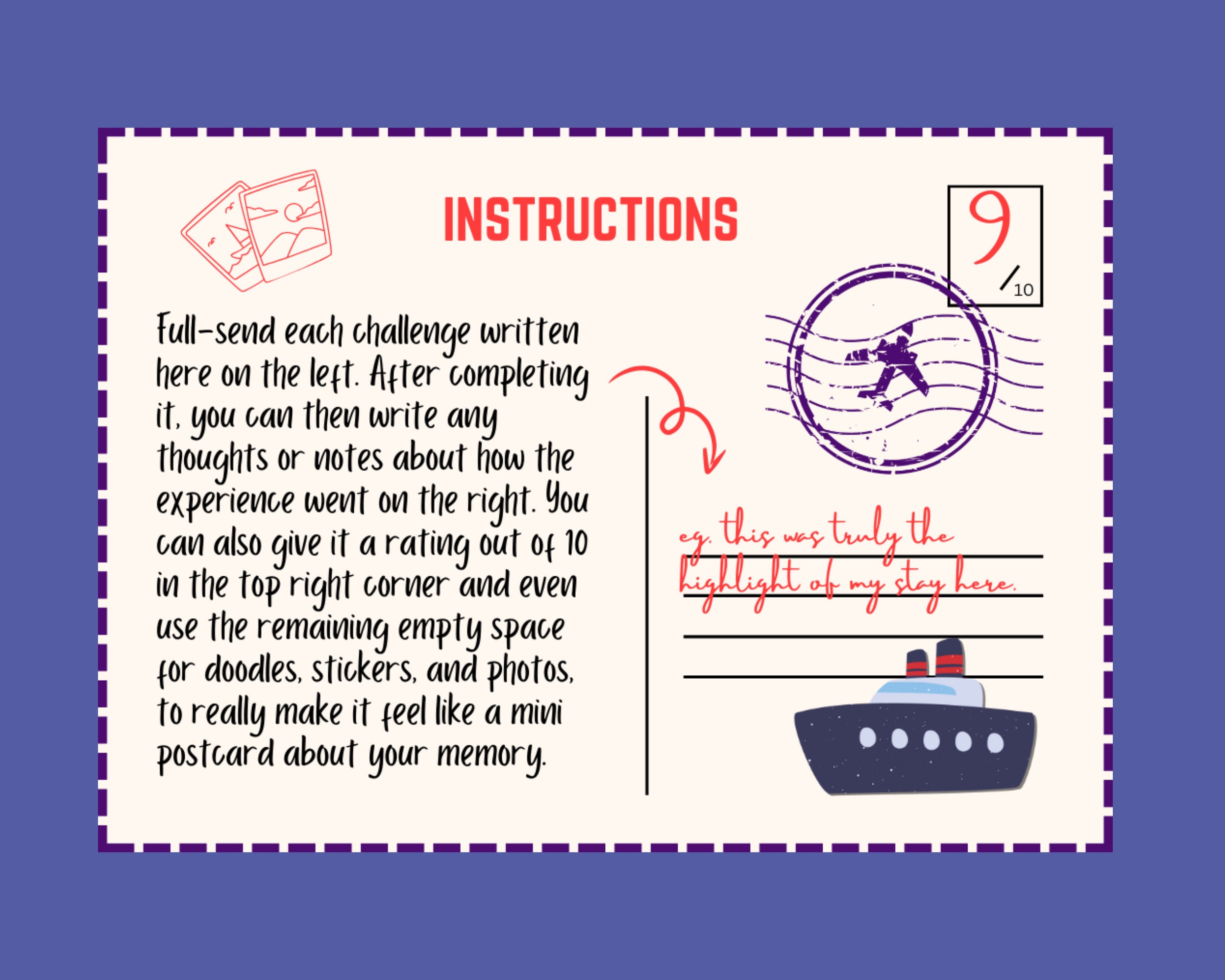 Postcard Travel Cards Playing Card Deck for Travelers Challenges Cards ...