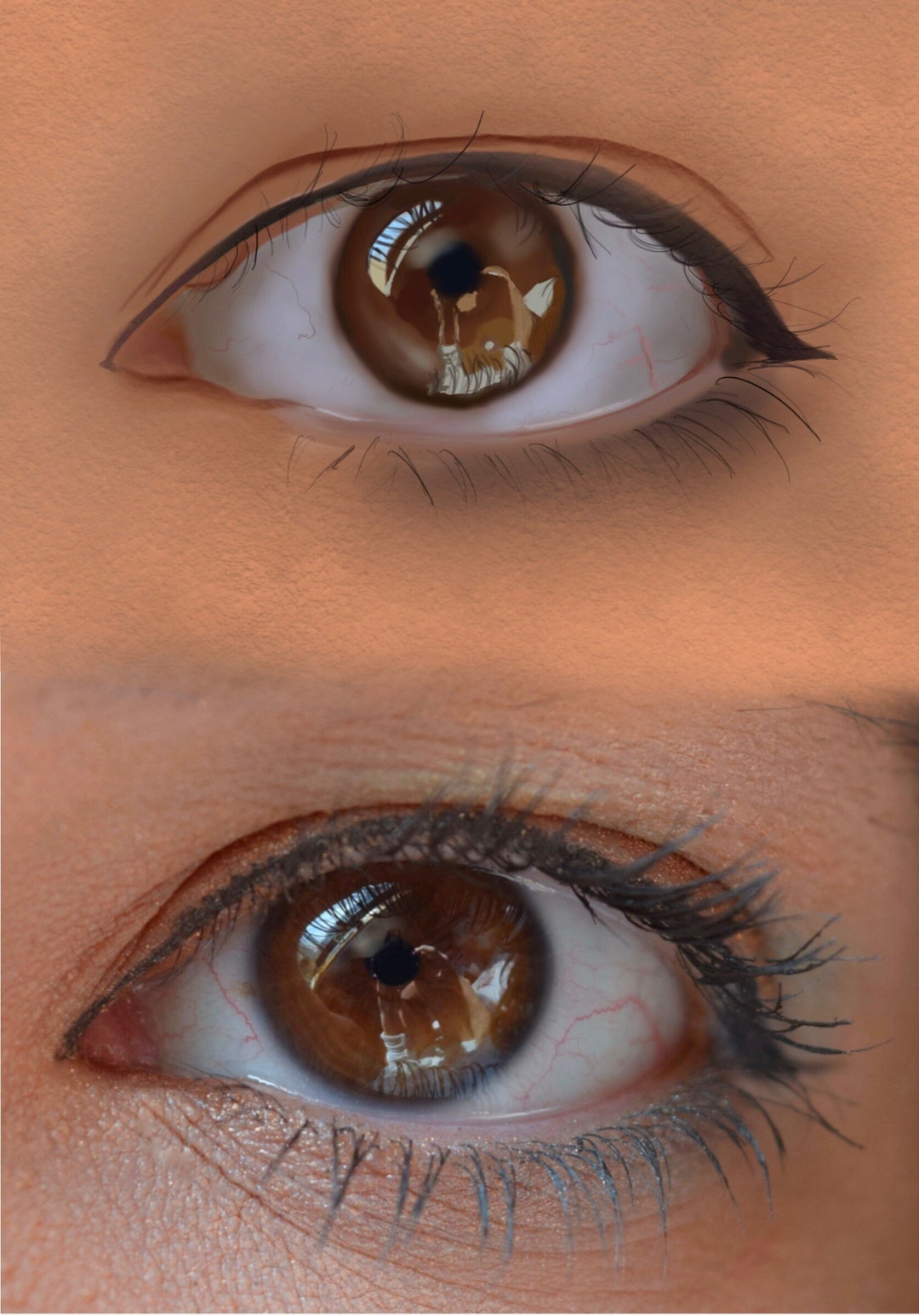 Custom Iris Painting, Eye Art, Customized Eye Painting, Personalized ...