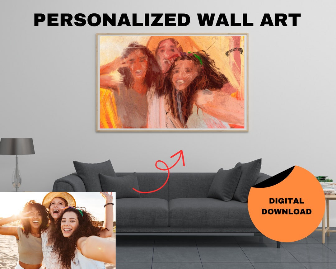 Custom Drawing, Customizable Art, Customized Wall Art, Personalized ...