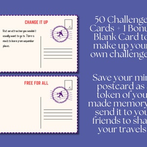 Postcard Travel Cards Playing Card Deck for Travelers Challenges Cards ...