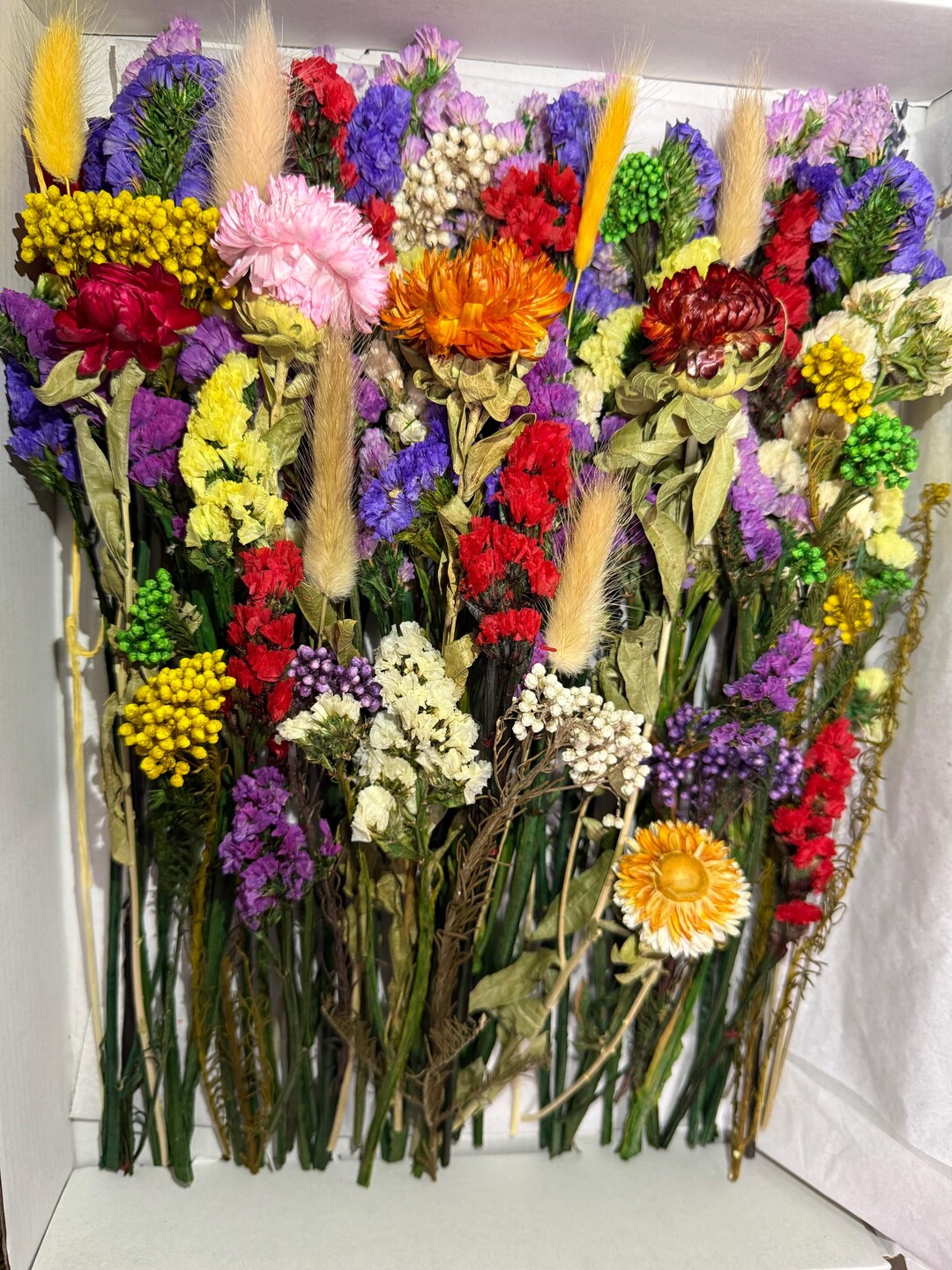 Dried Wildflower Craft Kit: Organic Bouquet Supplies With Twine - Etsy