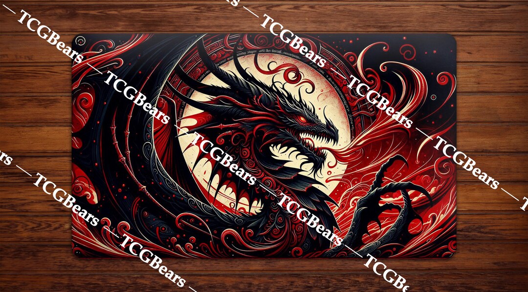 MTG Playmat, Blossom Dragon Playmat, YGO Playmat, DND Playmat ...