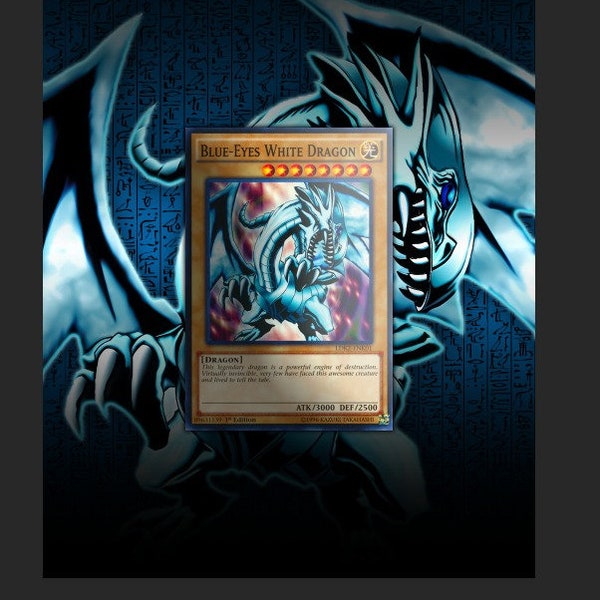 Charizard Blue Eyes White Dragon - Etsy