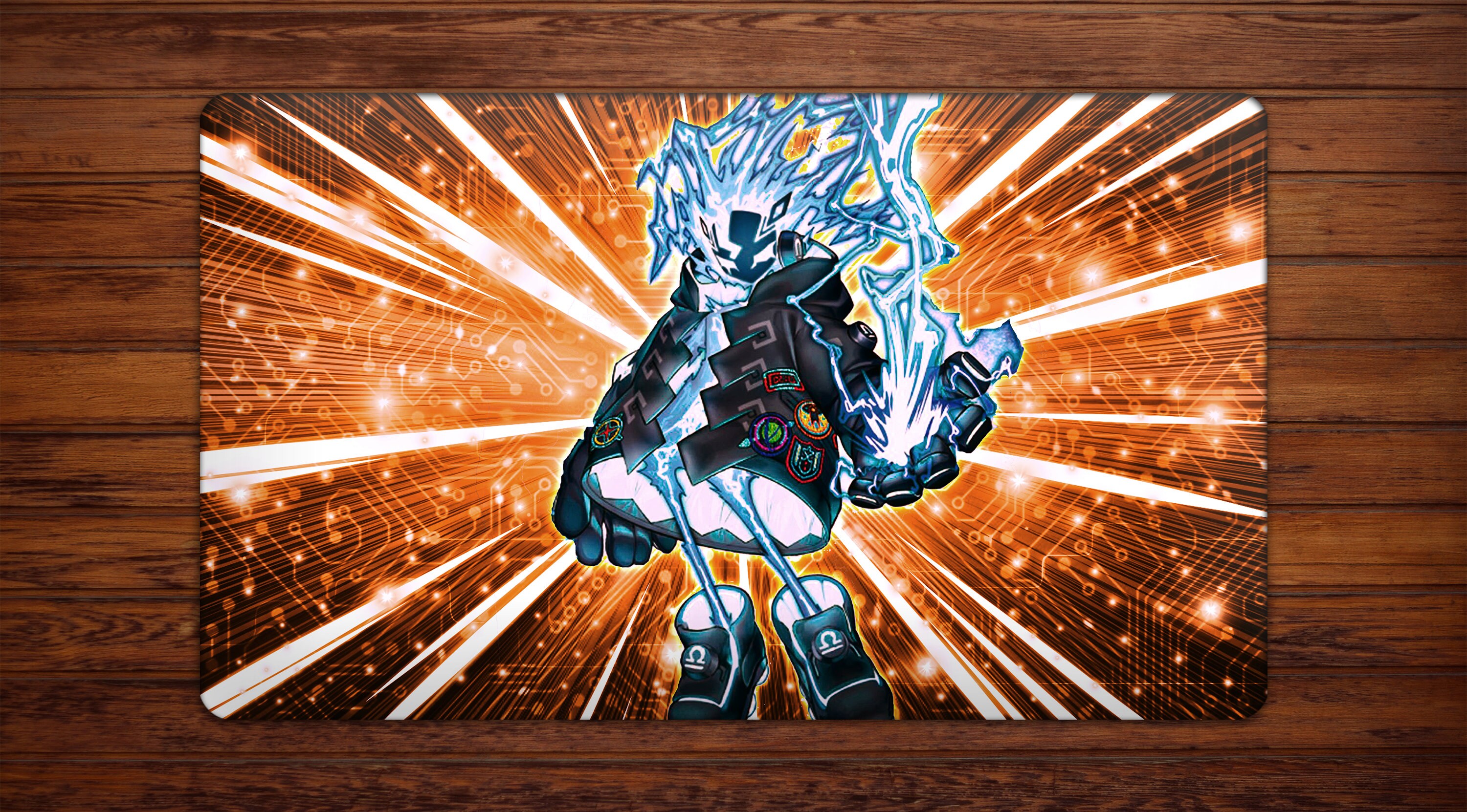 Yugioh Playmat Spright Blue Energy Thunder Theme Mouse Pad - Etsy