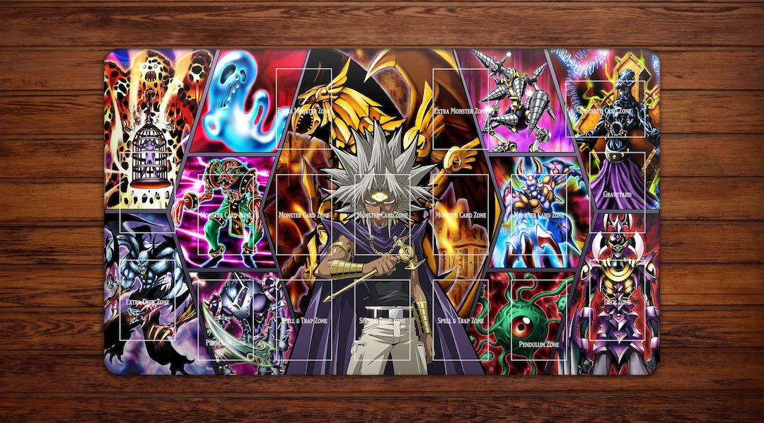 Yugioh Playmat Marik Egypt God Windget Dragon Râ Theme Mouse - Etsy