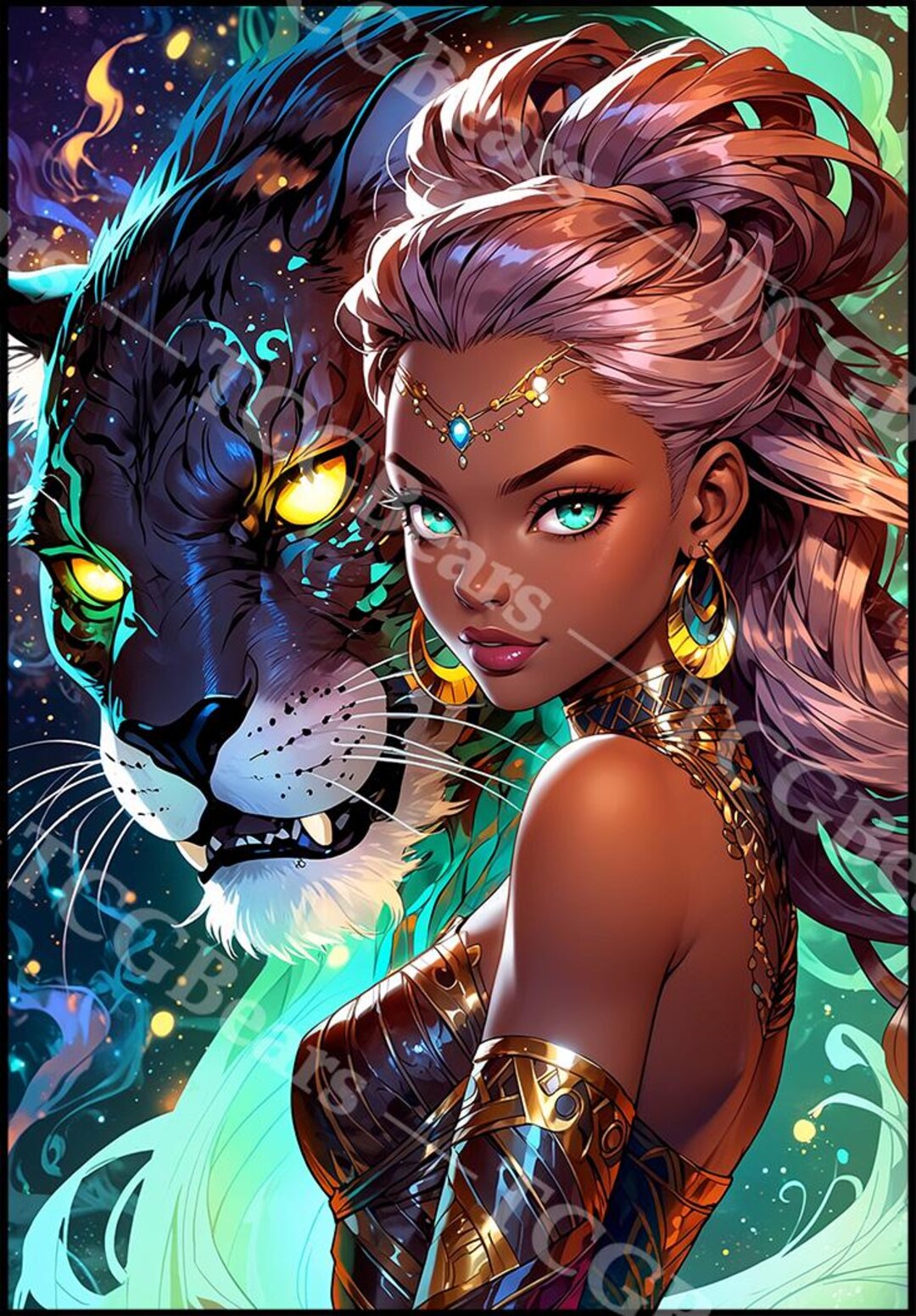 Mtg Sleeves, the Tiger Spirit Princess, YGO Sleeves , TCG Card Sleeve ...