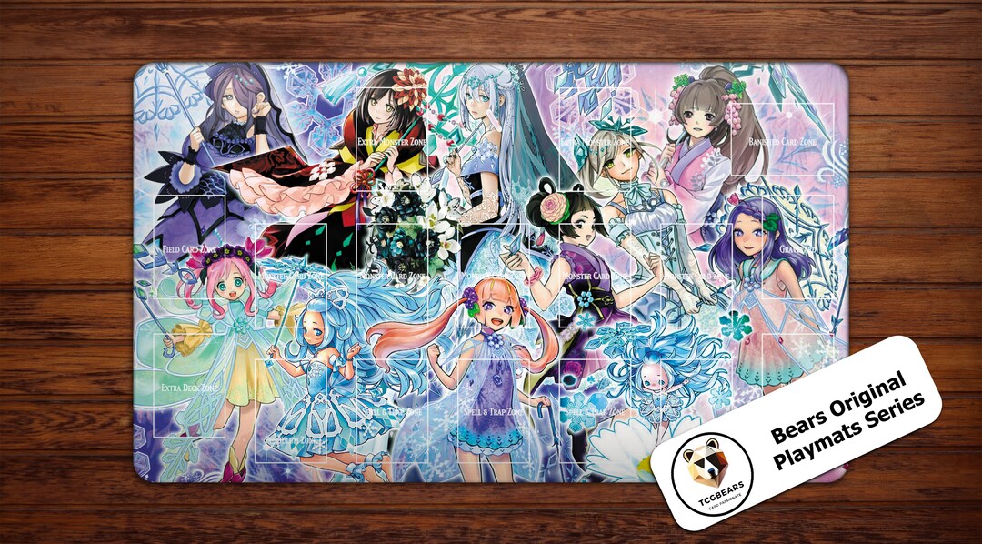 Yugioh Playmat Rikka Sunavalon Snowdrop Rikka Fairy Princess - Etsy