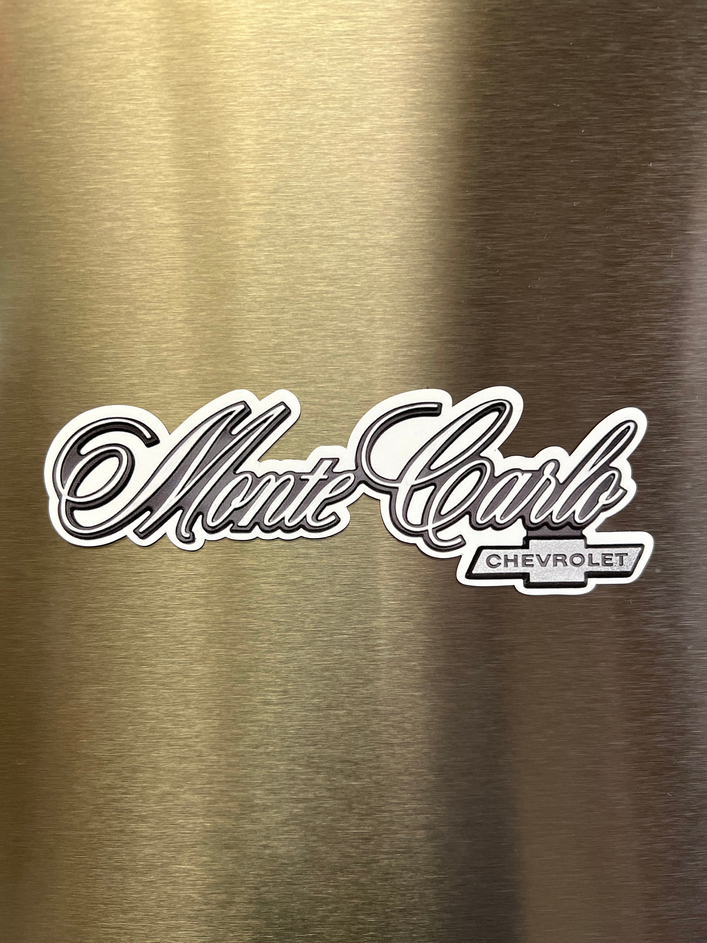 Chevrolet Monte Carlo Badge Magnet - Etsy
