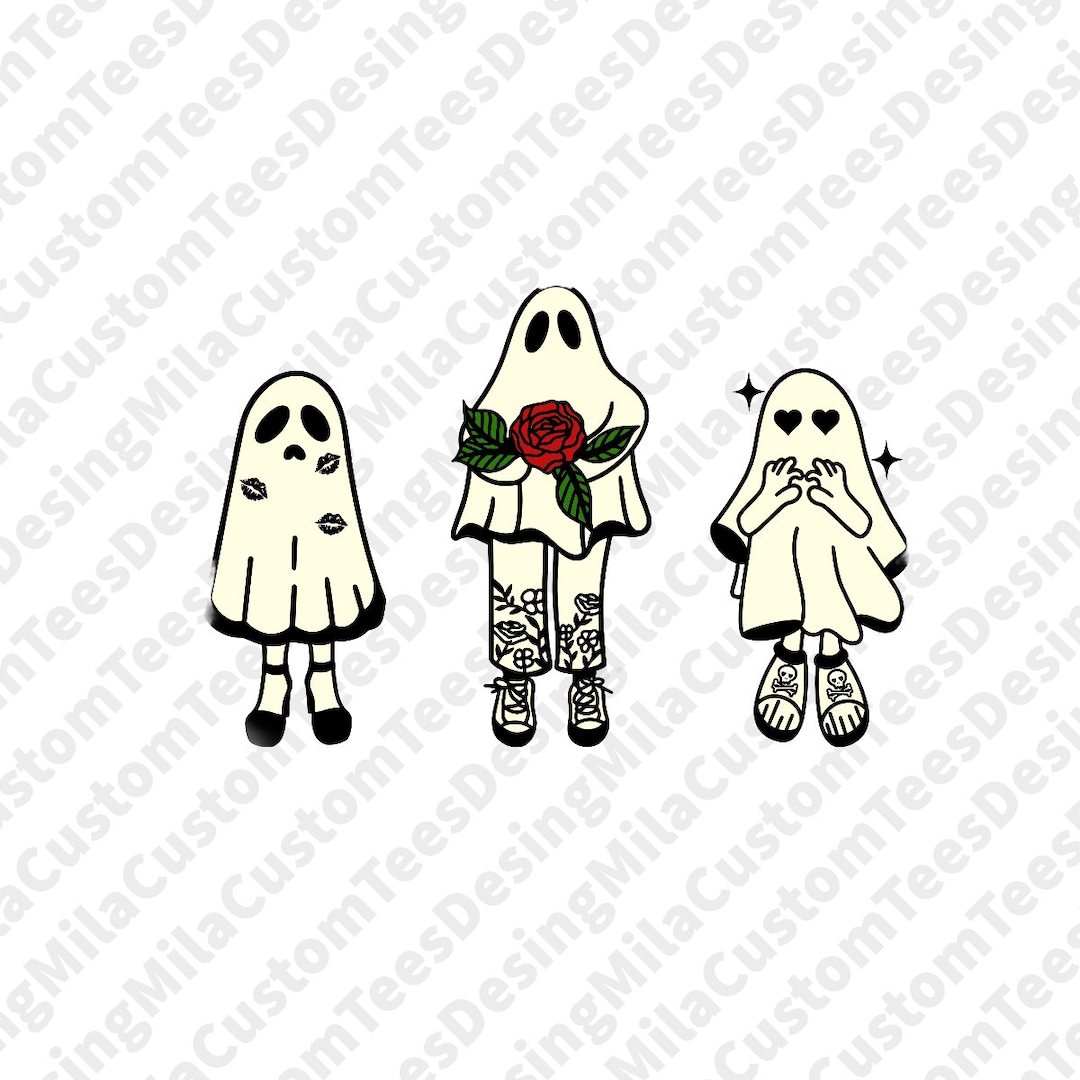 Halloween Florist Ghost PNG, Spooky Background (digital Download) - Etsy