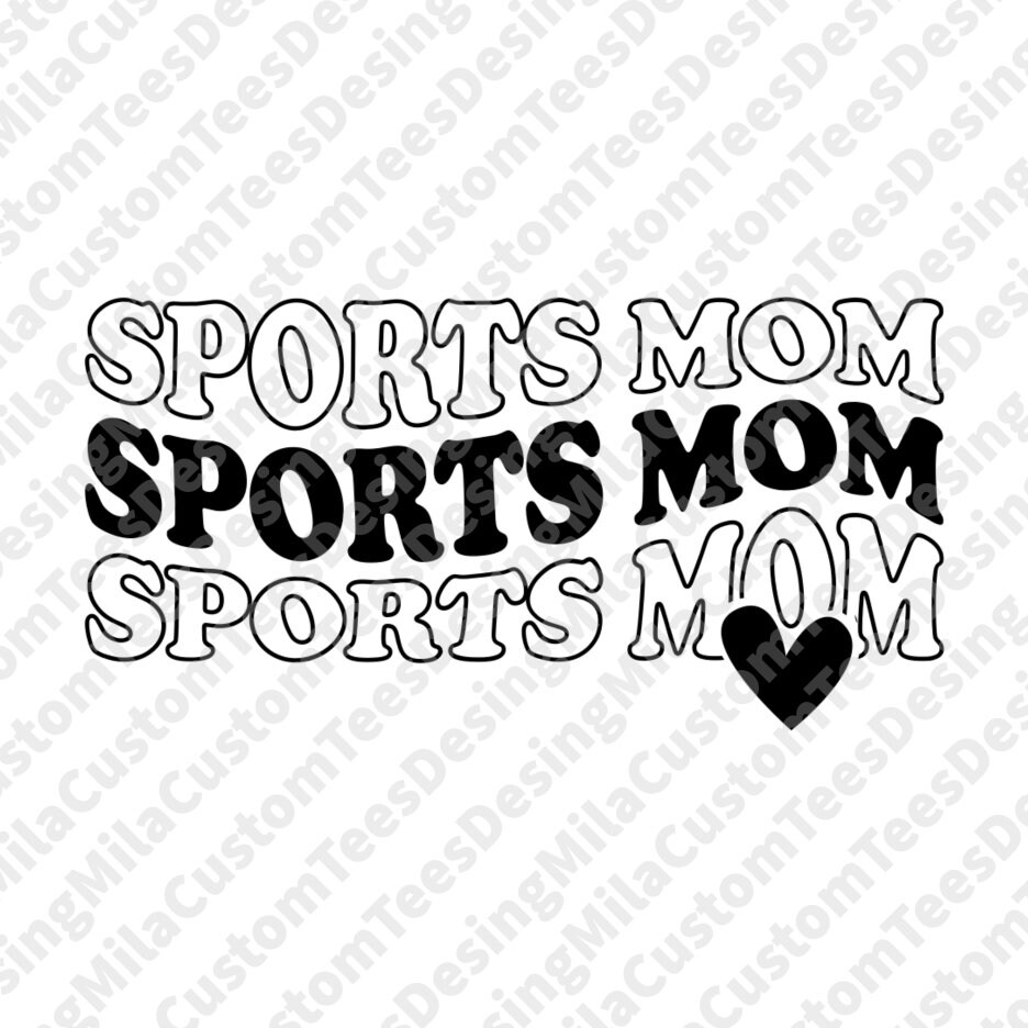 Sports Mom Svg Sports Mama Svg Sports Mom Life Svg Mom Shirt Svg