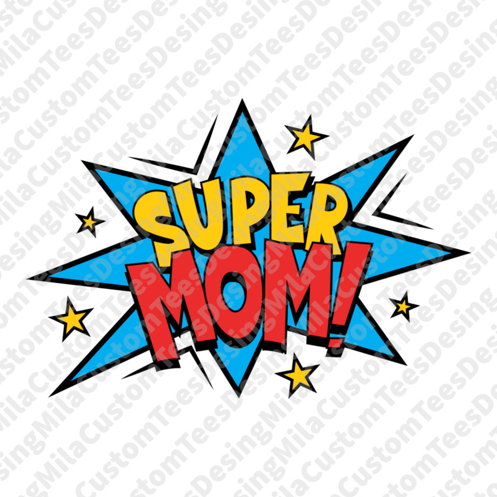 Super Mom Svg Mom Gift Svg Powerful Mom Svg Mother's - Etsy
