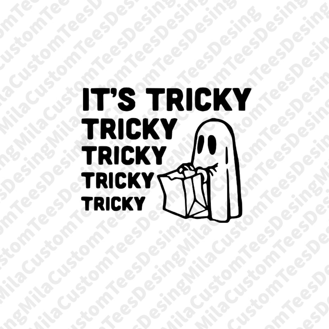 It's Tricky Png, Halloween Png, Funny Halloween Png, Trick or Treat Png ...