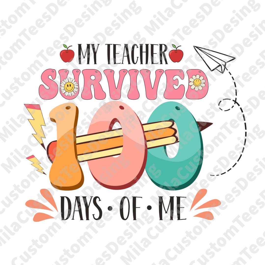 My Teacher Survived PNG, Teacher PNG, Gifts for Teacher PNG, Teacher ...