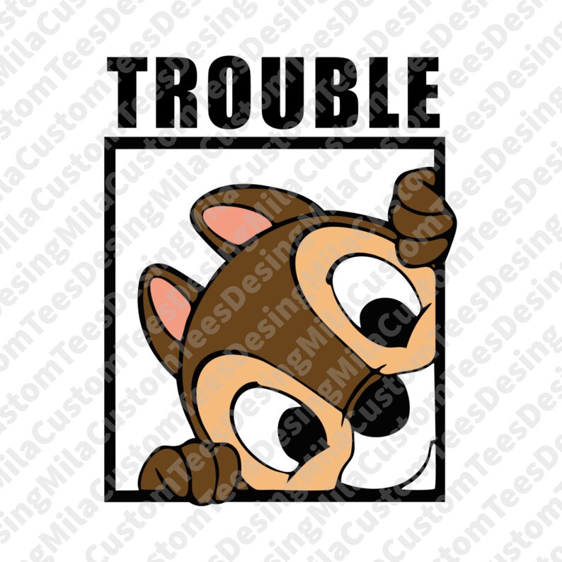 Trouble Svg, Chip Svg, Family Shirt Svg, Couple Svg, Shirts for Couples ... Trouble Svg, Chip Svg, Family Shirt Svg, Couple Svg, Shirts for Couples ...